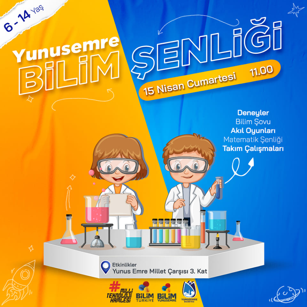 YUNUSEMRE BİLİM ŞENLİĞİ YAPACAK - T.C. Yunusemre Belediyesi